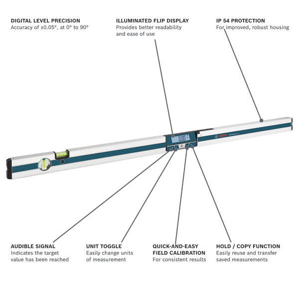 Bosch GIM 120 48-Inch Digital Level – MacPower Group